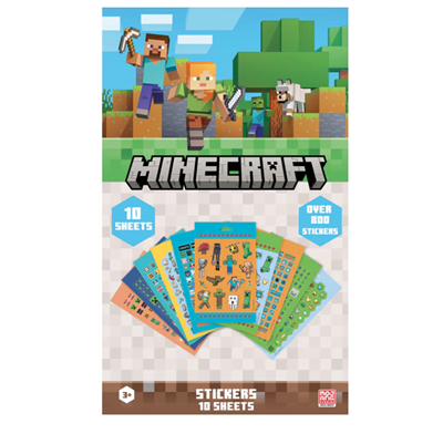 Minecraft 800 Sticker Set — EireHobbies