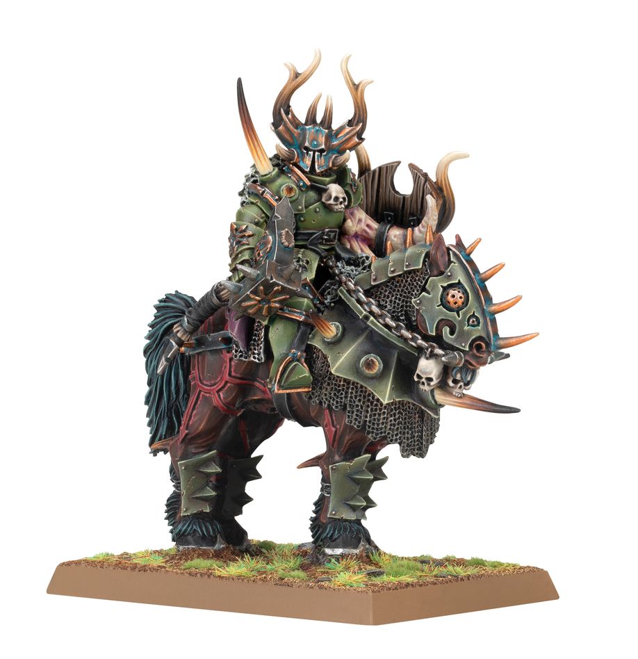 Chaos Lord on Daemonic Mount — EireHobbies