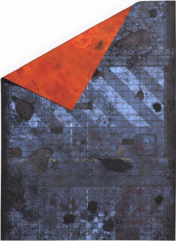 Double sided G-Mat: Cyberpunk and Mars - 44"x60" — EireHobbies